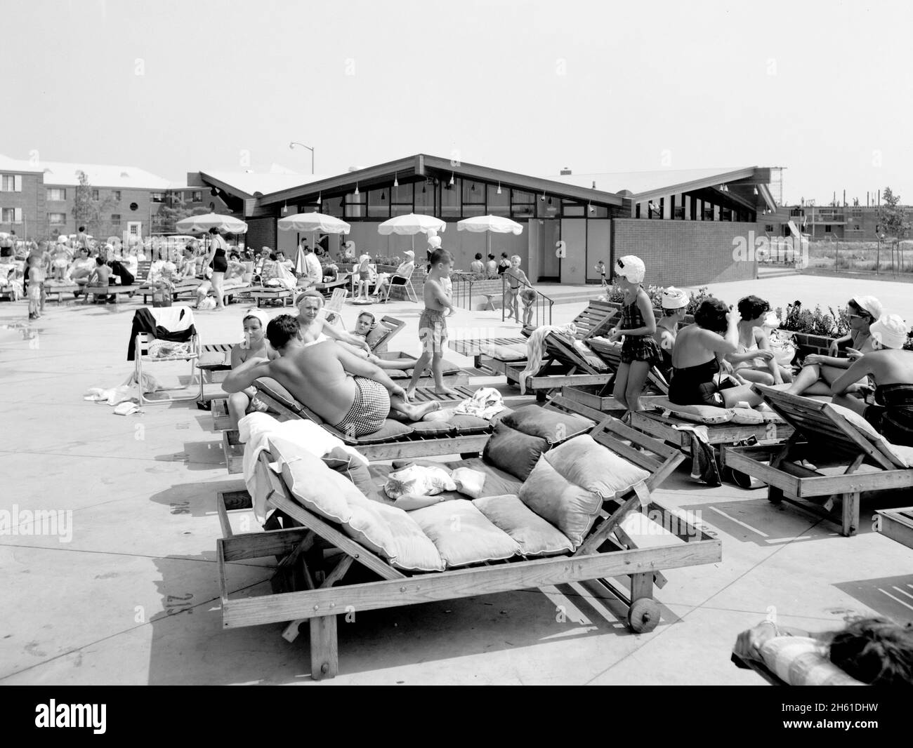 Vintage swimmers Black and White Stock Photos & Images - Alamy