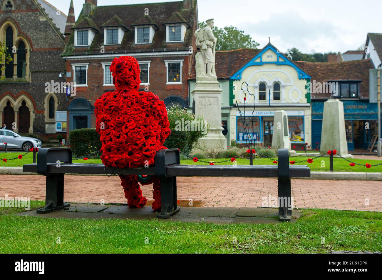 Chesham, UK. 12th November, 2021. To mark Remembrance Day and ...