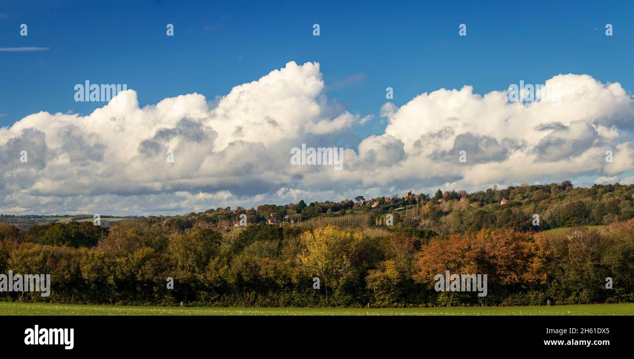 Following the High Weald Landscape Trail from Cranbrook to Goudhurst ...