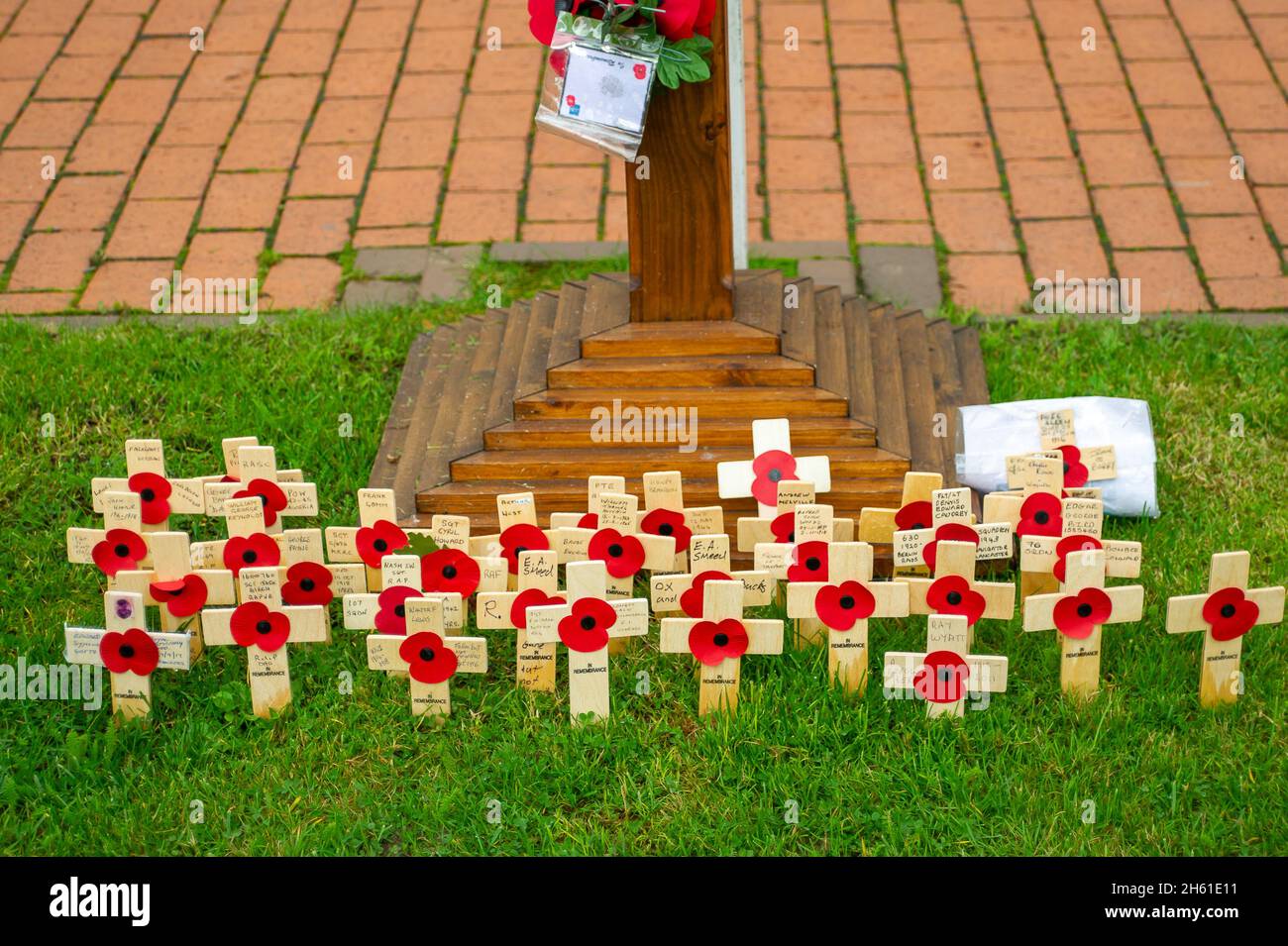 Chesham, UK. 12th November, 2021. To mark Remembrance Day and ...