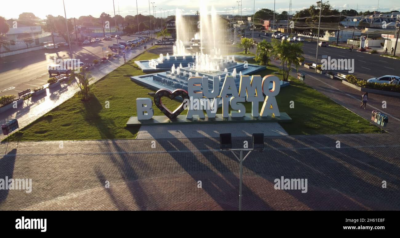 Aerial view of Boa Vista, Roraima. Northern Brazil Stock Photo - Alamy