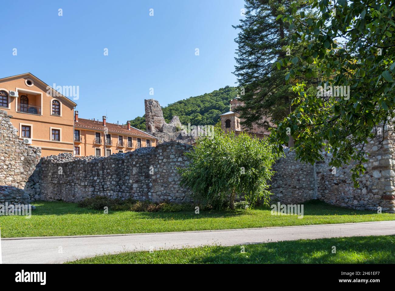 Medieval Orthodox Ravanica monastery of Ascension of Jesus, Sumadija ...