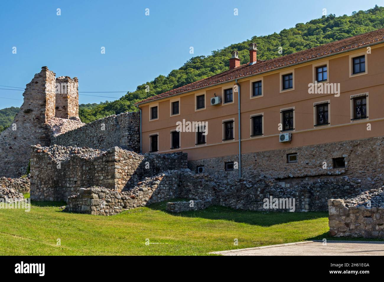 Medieval Orthodox Ravanica monastery of Ascension of Jesus, Sumadija ...