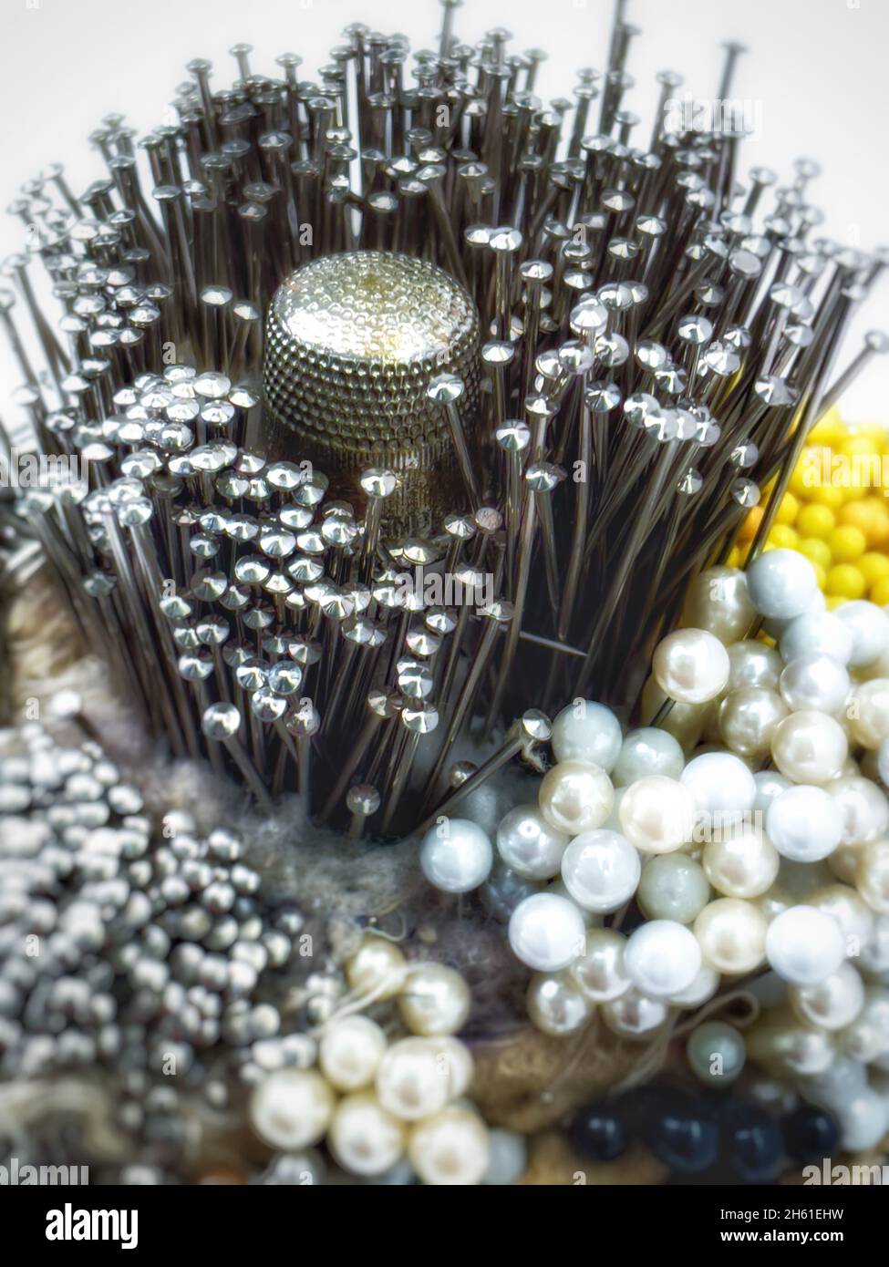 Assorted pins hi-res stock photography and images - Alamy