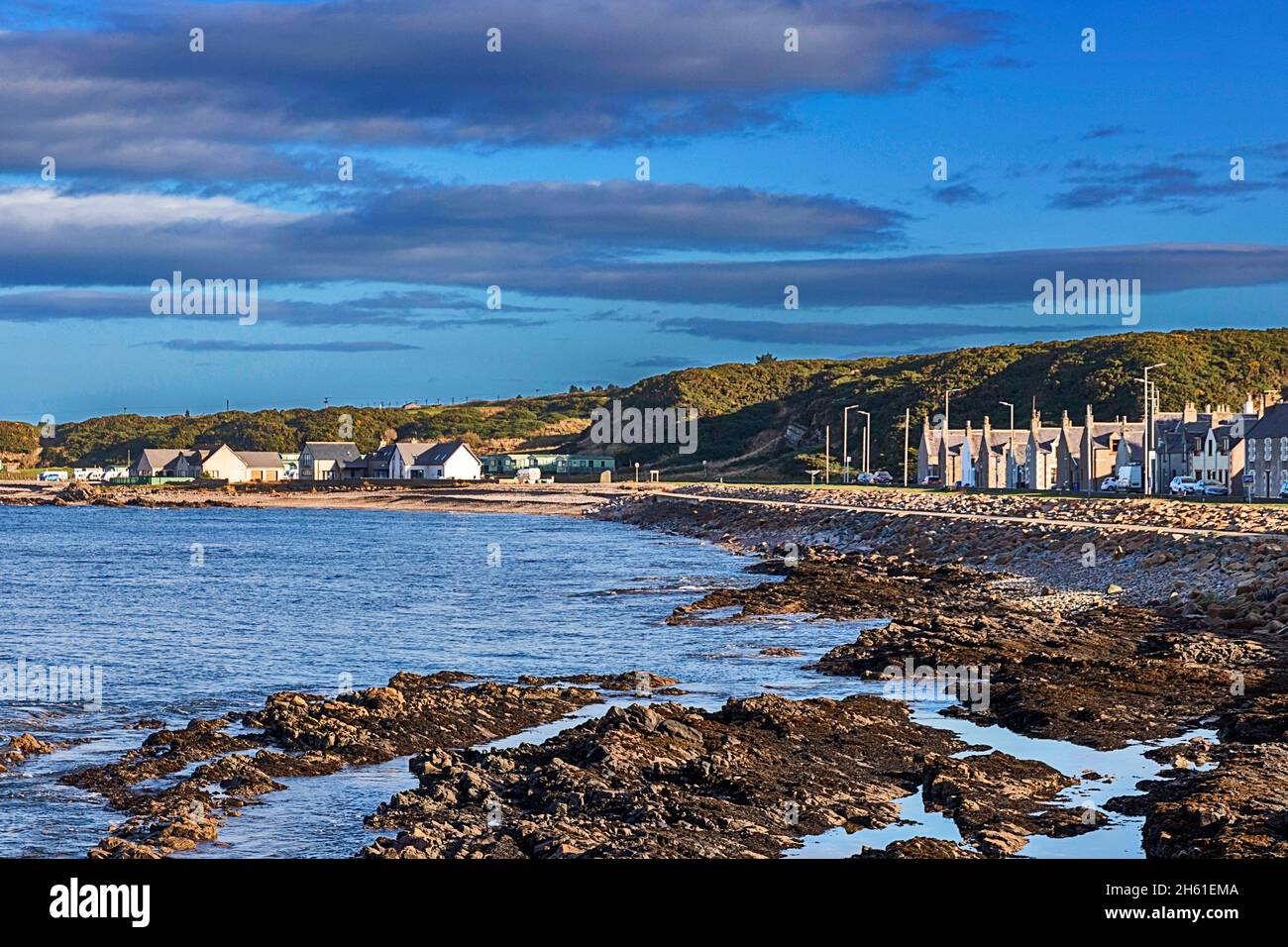 BUCKIE MORAY FIRTH SCOTLAND THE HOUSES OF PORTESSIE ON GREAT EASTERN ...