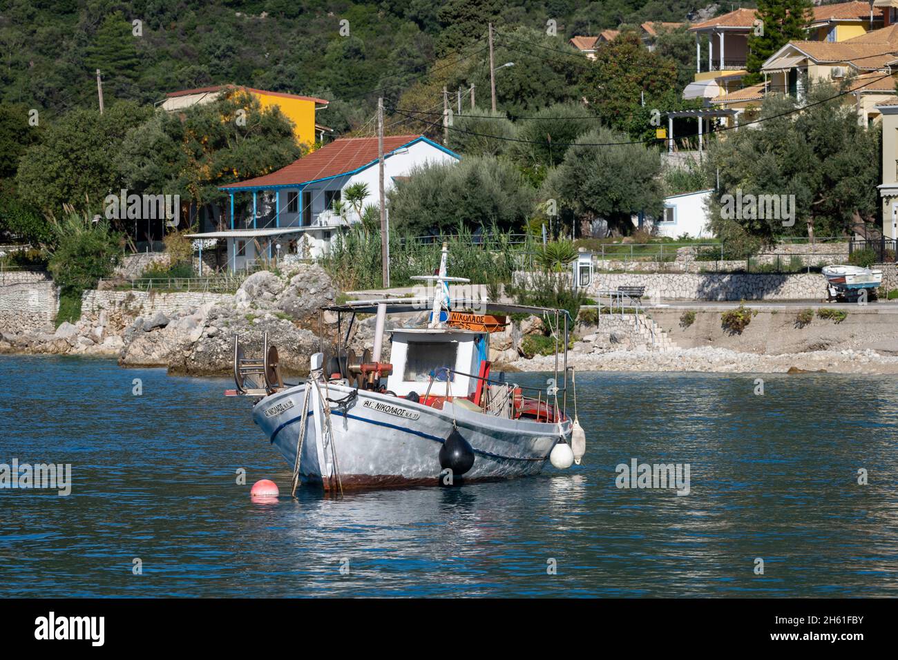Typical greek fishing village hi-res stock photography and images - Alamy