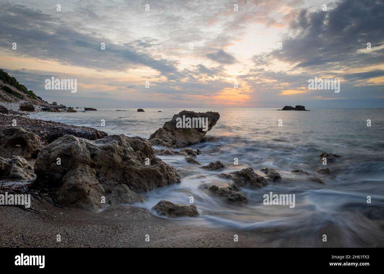 Beautiful sunset beach hi-res stock photography and images - Alamy