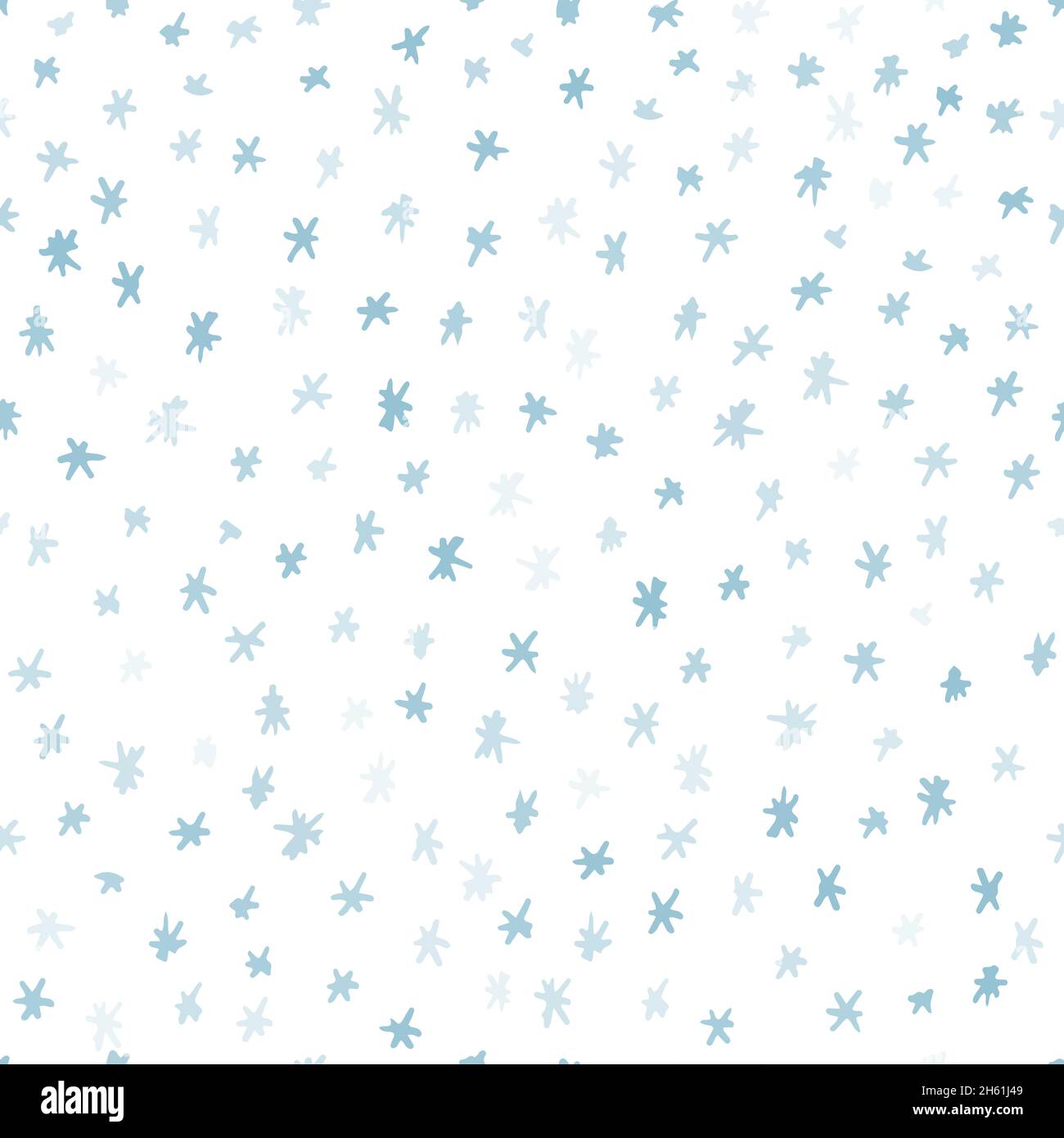 Snow seamless pattern isolated on white background. Overlay transparent ...