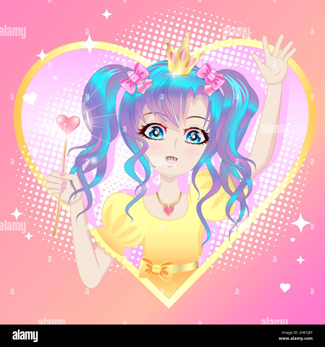 Fairy wand cartoon hi-res stock photography and images - Alamy
