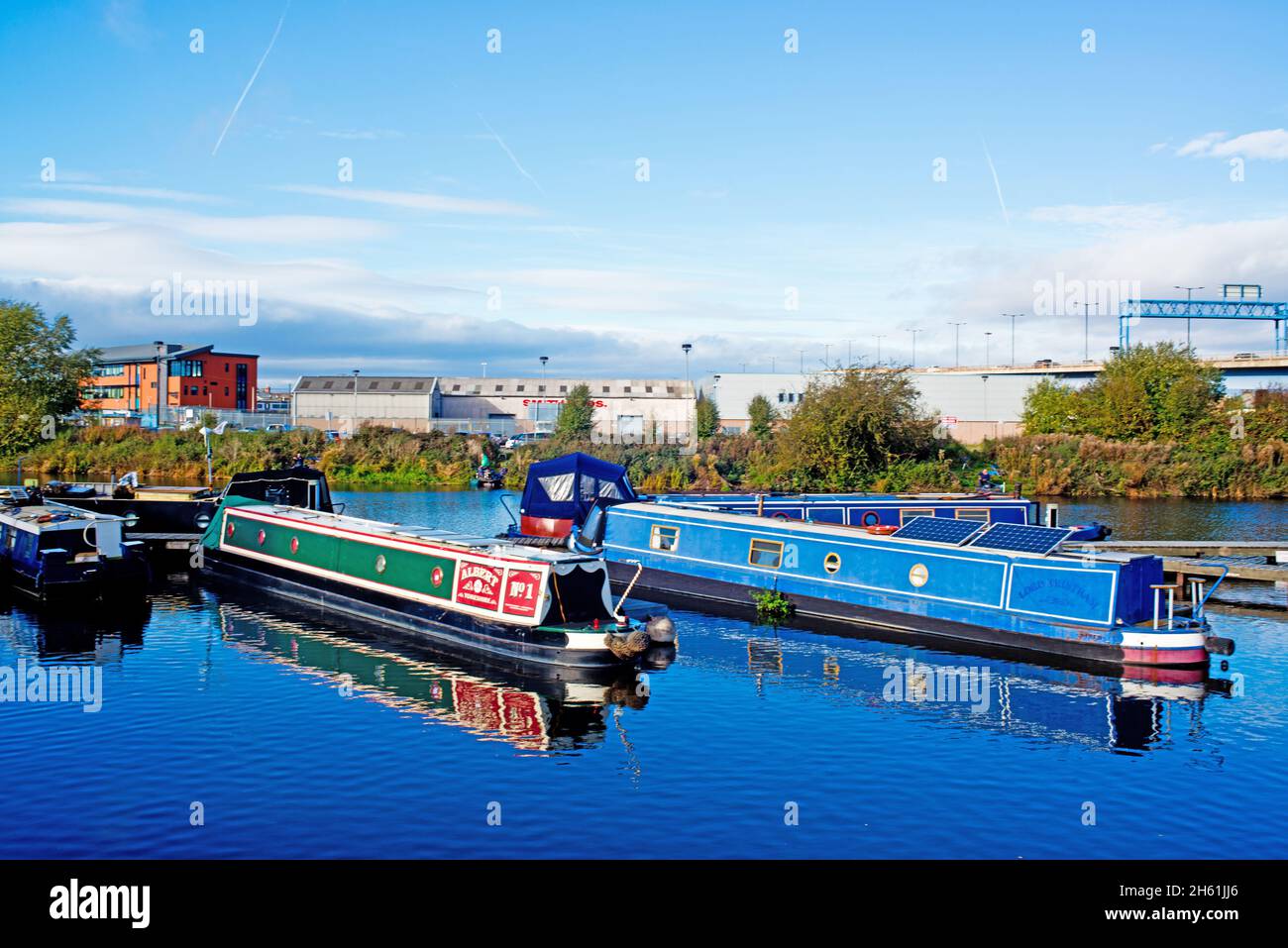 Doncaster Wharf and A19 in Background, Doncaster, England Stock Photo ...