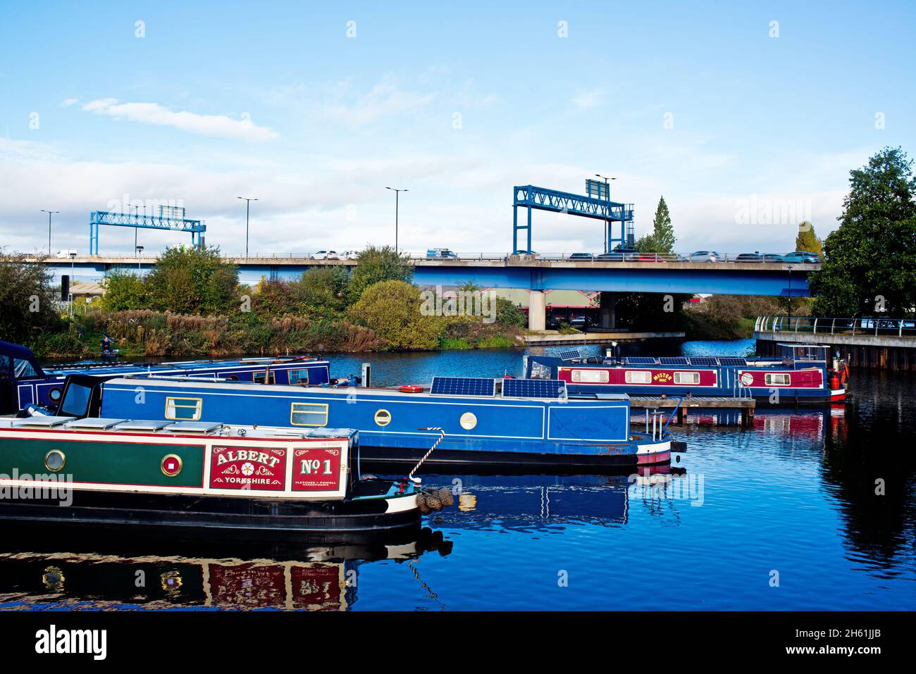 Doncaster Wharf and A19 in Background, Doncaster, England Stock Photo ...