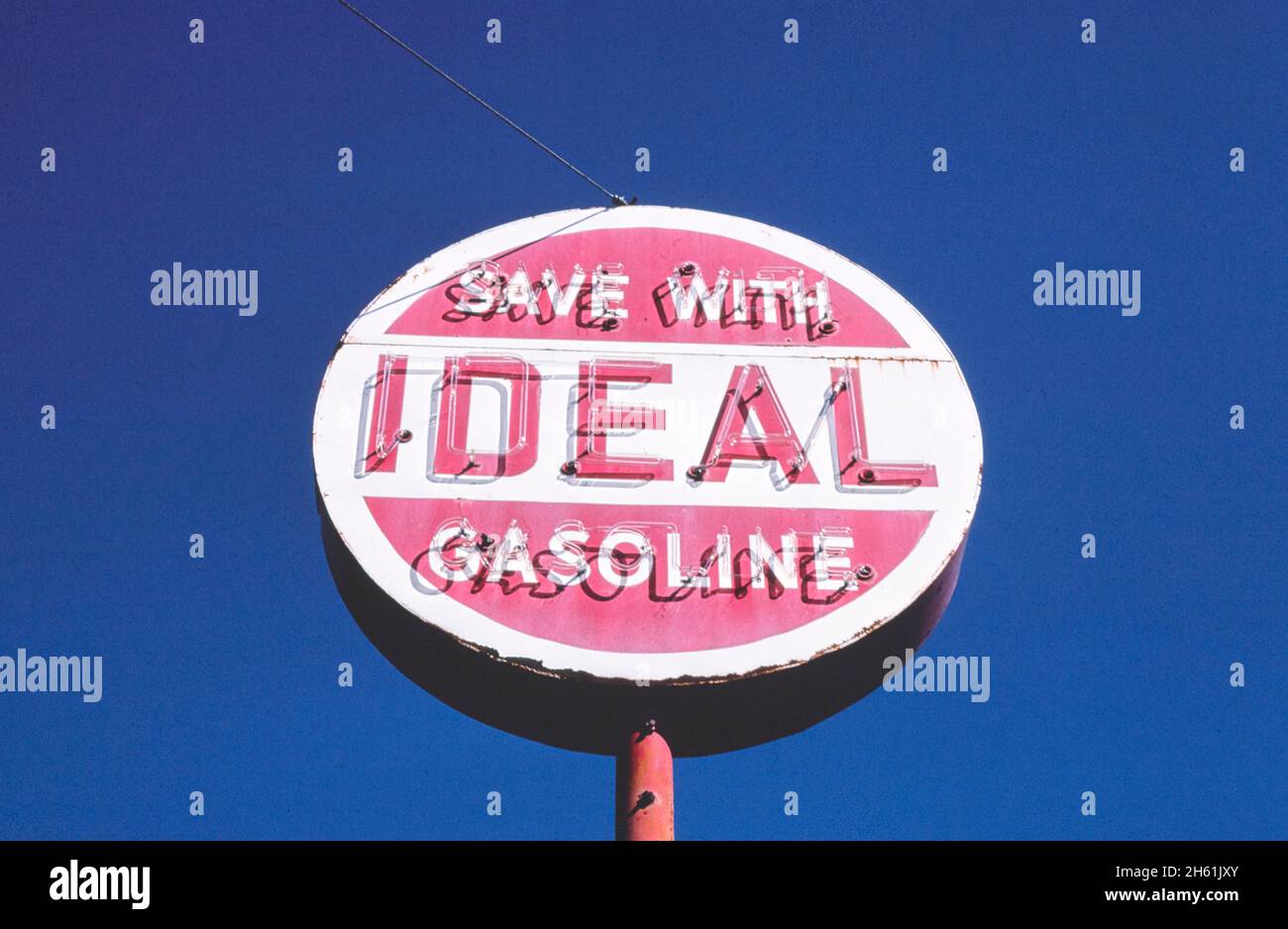 1980s petrol station sign hi-res stock photography and images - Alamy