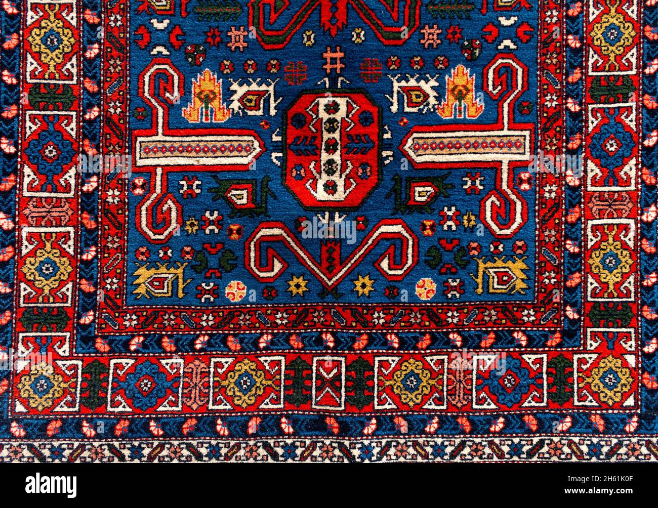 An ancient Armenian carpet texture pattern Stock Photo - Alamy