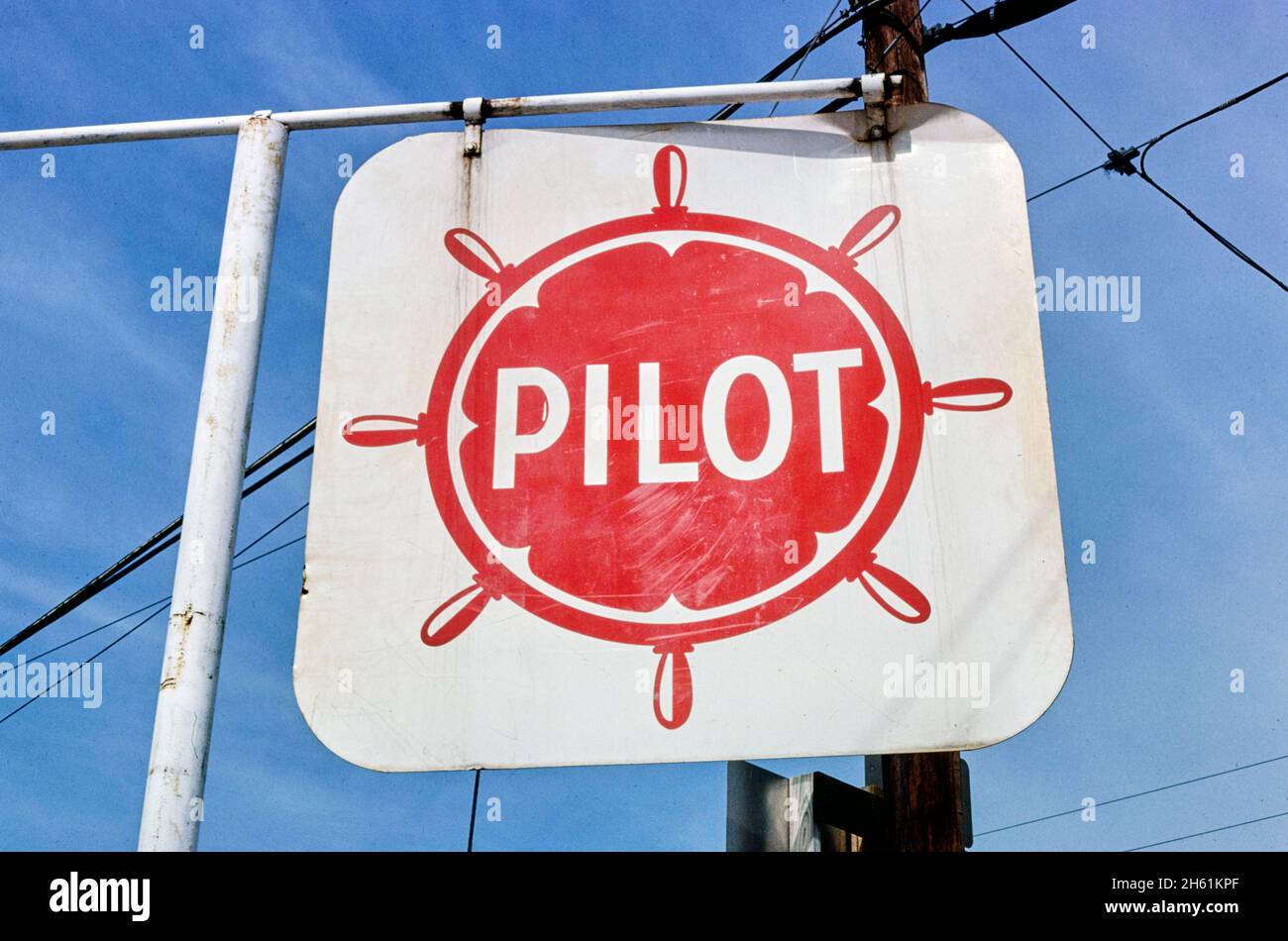 Pilot gasoline sign hi-res stock photography and images - Alamy
