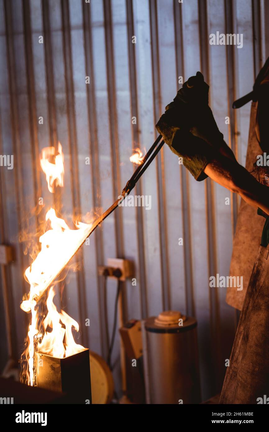 Blacksmith steel welding hi-res stock photography and images - Alamy