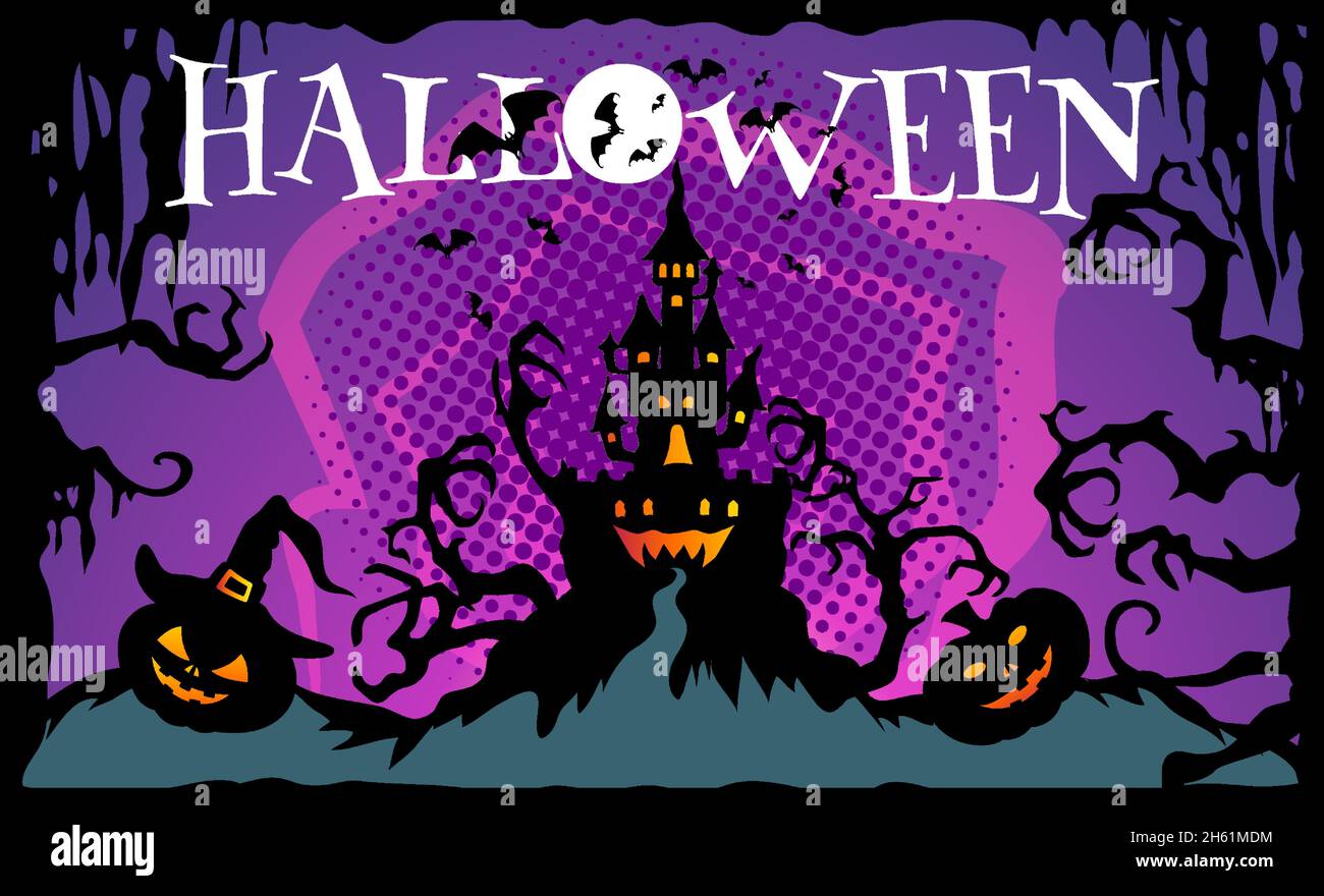 Sinister gothic horror mystical Stock Vector Images - Alamy