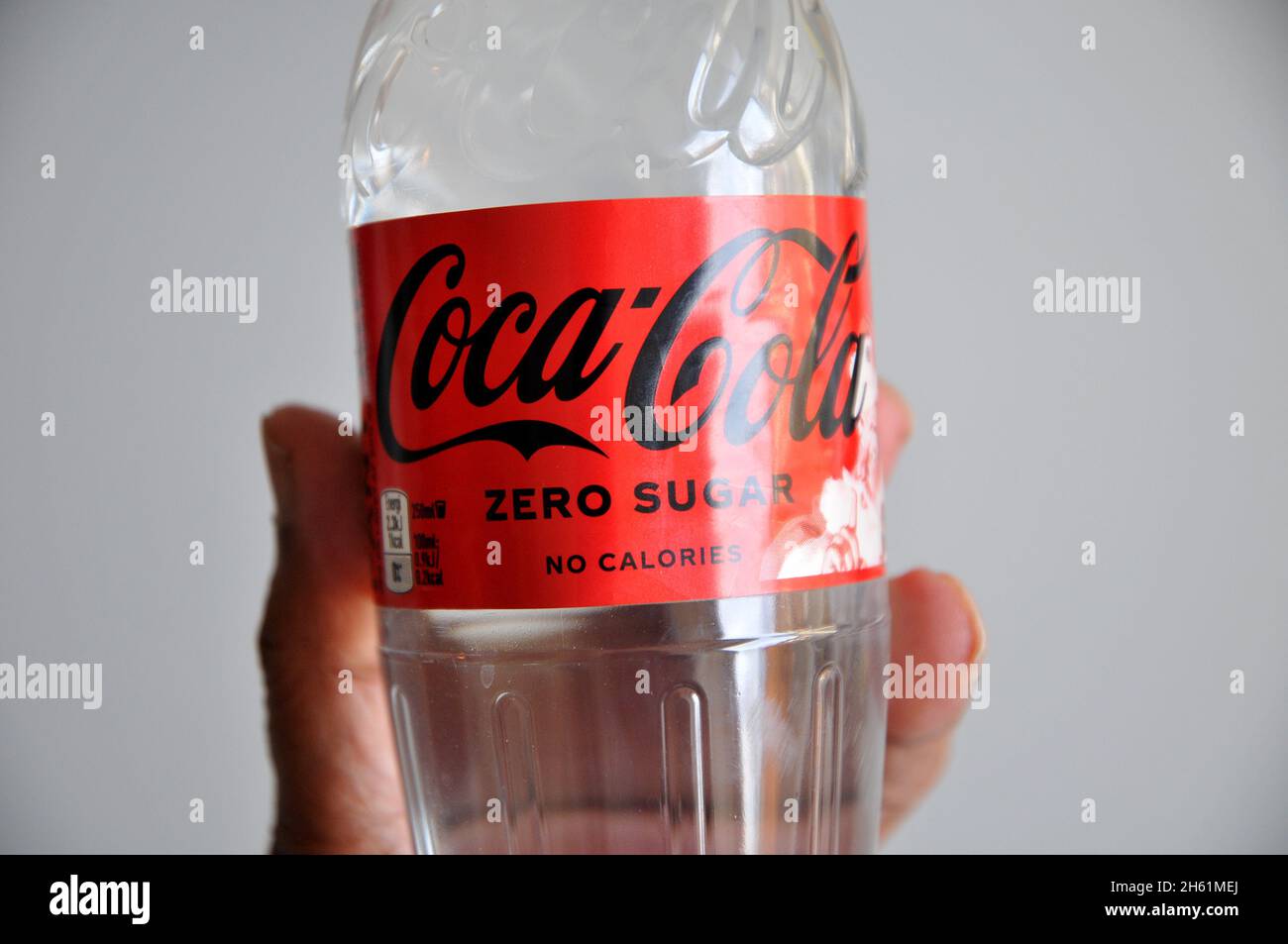 Copenhagen/Denmark./12 November 2021/ Two coca cola zero and original ...