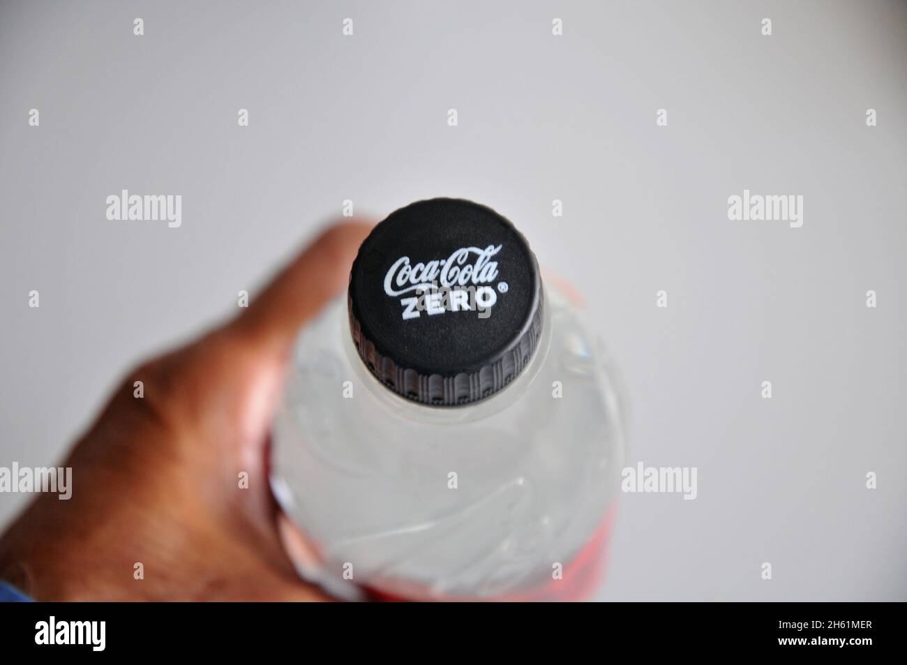 Copenhagen/Denmark./12 November 2021/ Two coca cola zero and original ...