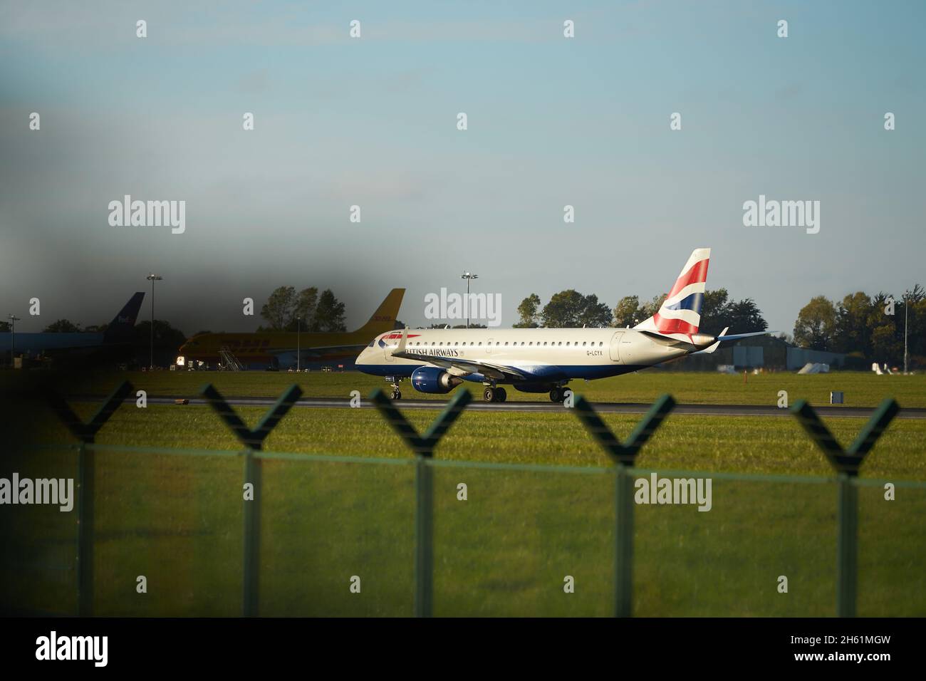 Dubli, Ireland - 10.11.2021: British Airways airplane on the Dublin ...