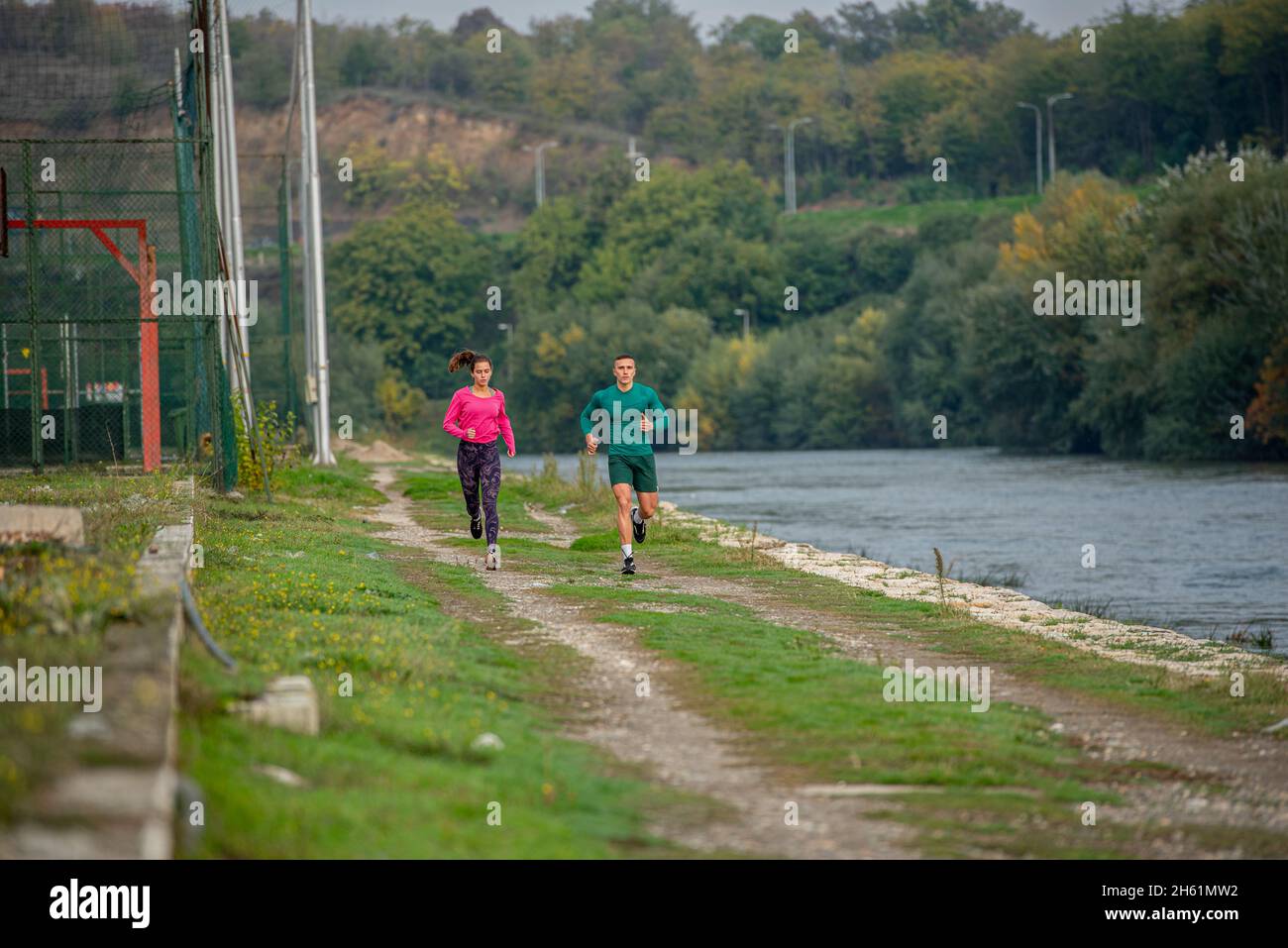 Two amazing fit friends hi-res stock photography and images - Alamy