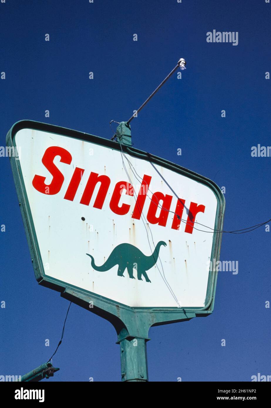 1970s gas station sign hi-res stock photography and images - Alamy