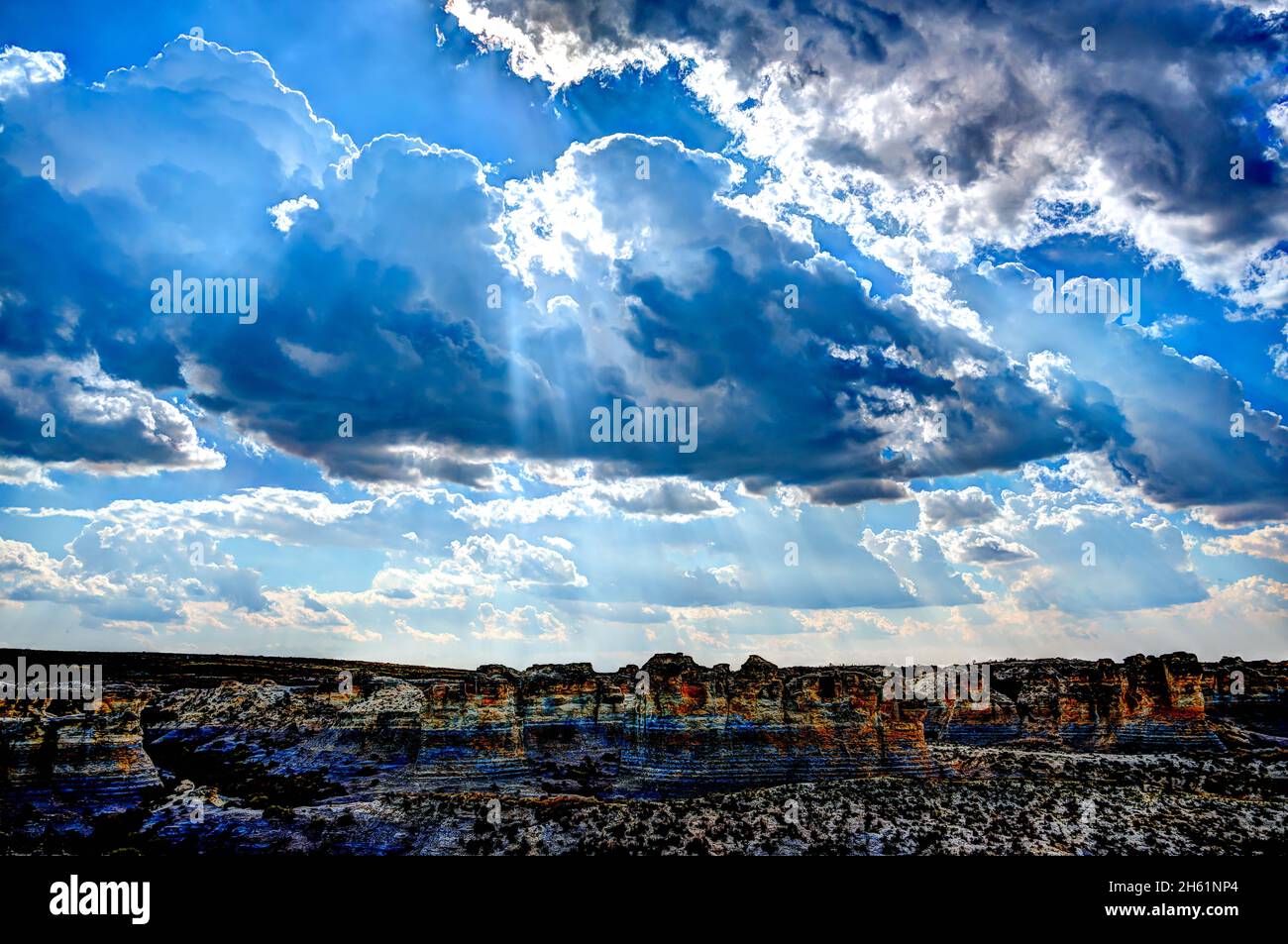 Little Jerusalem Badlands State Park in Logan County, Kansas. The chalk ...