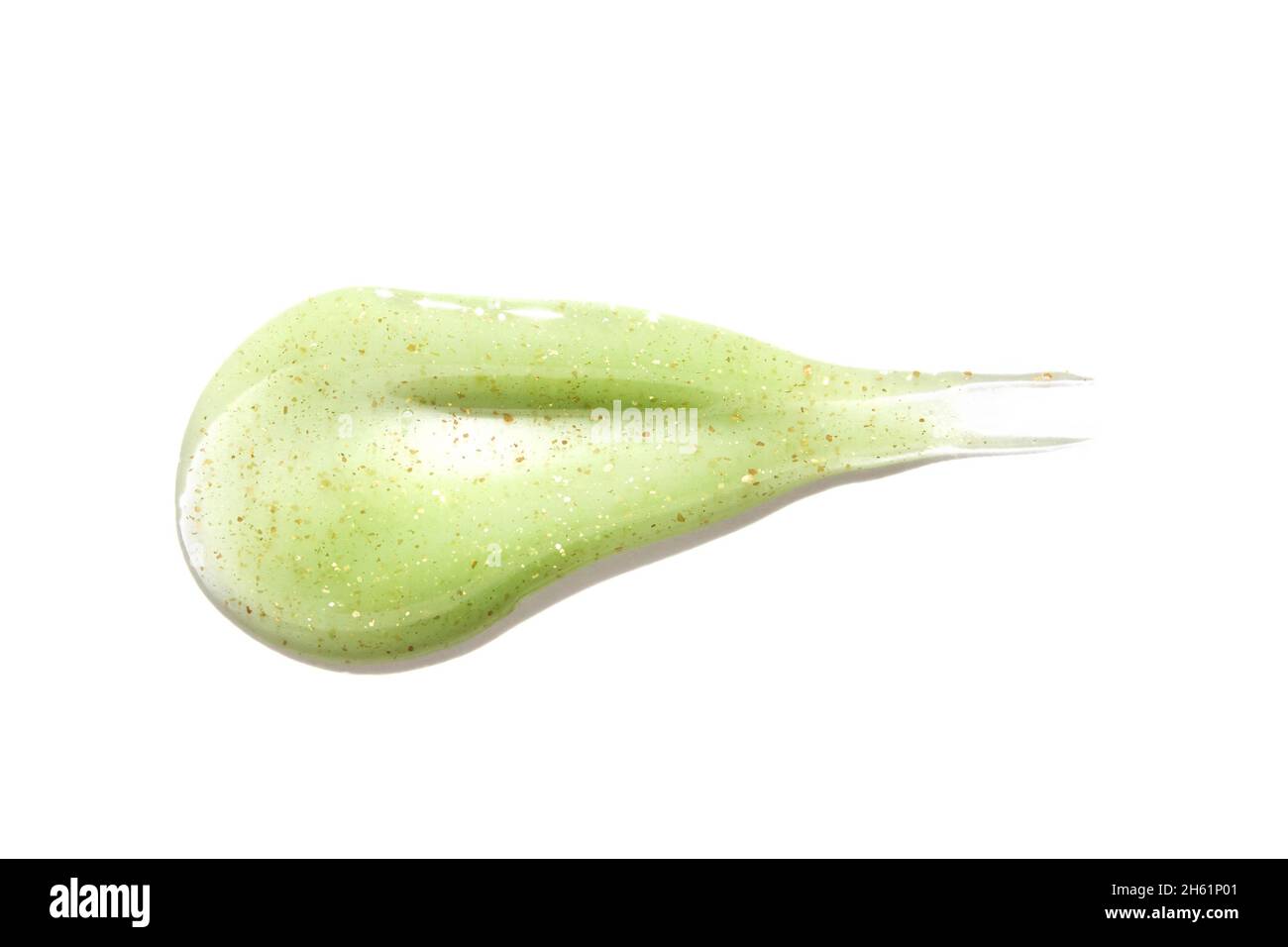 Face scrub texture. Cream skincare cosmetic. Organic stroke Stock Photo ...