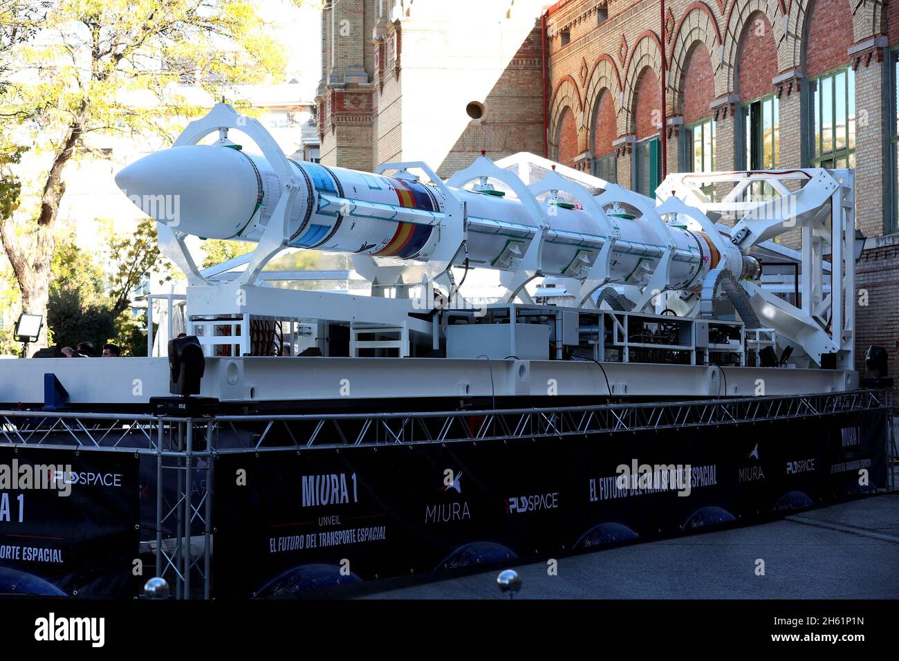 Madrid, Spain; 12.11.2021.- Miura 1, the first Spanish rocket, will ...