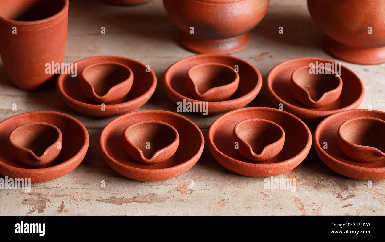 Decoration With Mud Lamps High Resolution Stock Photography and Images ...