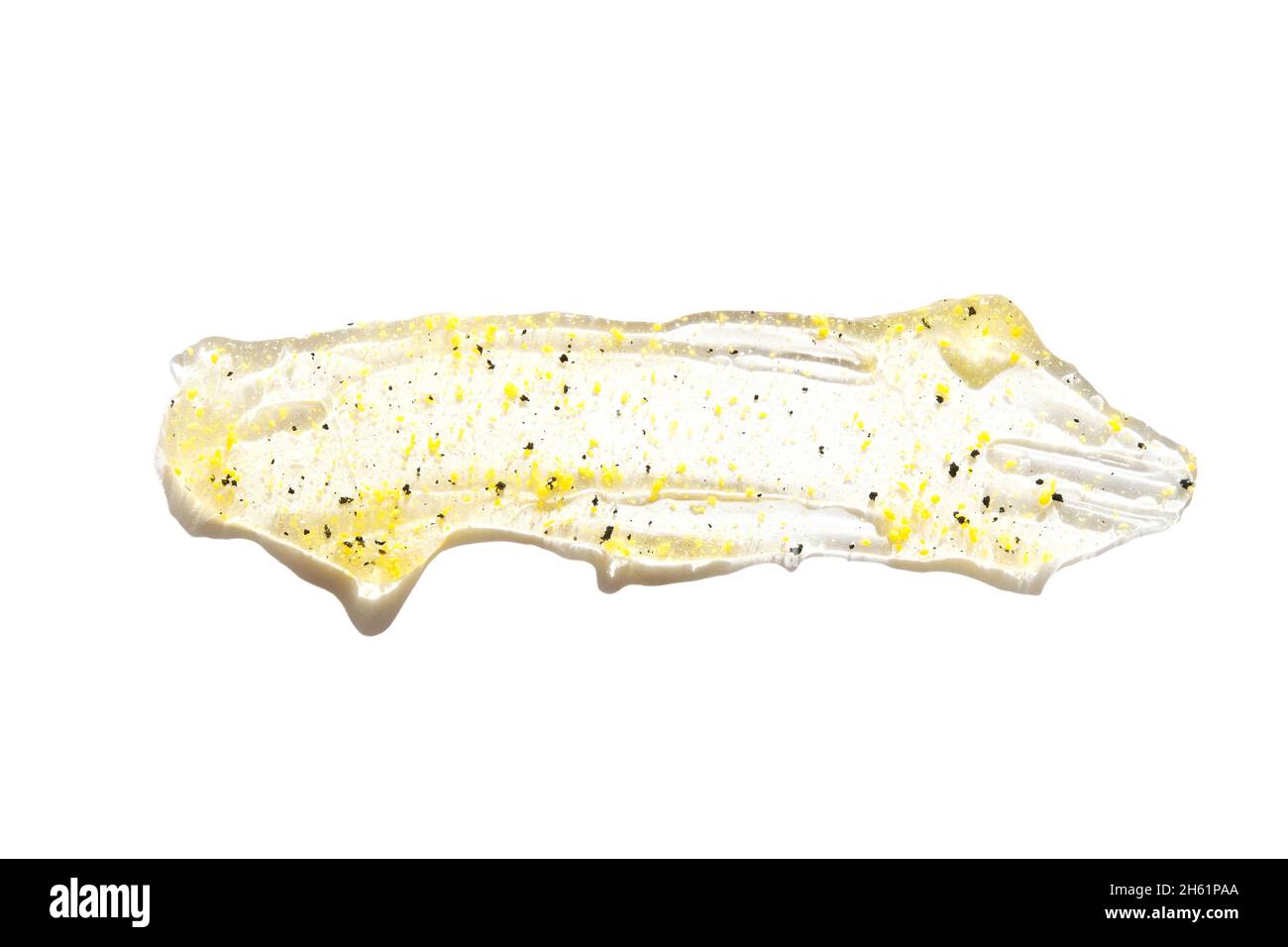 Face scrub texture. Cream skincare cosmetic. Organic stroke Stock Photo ...