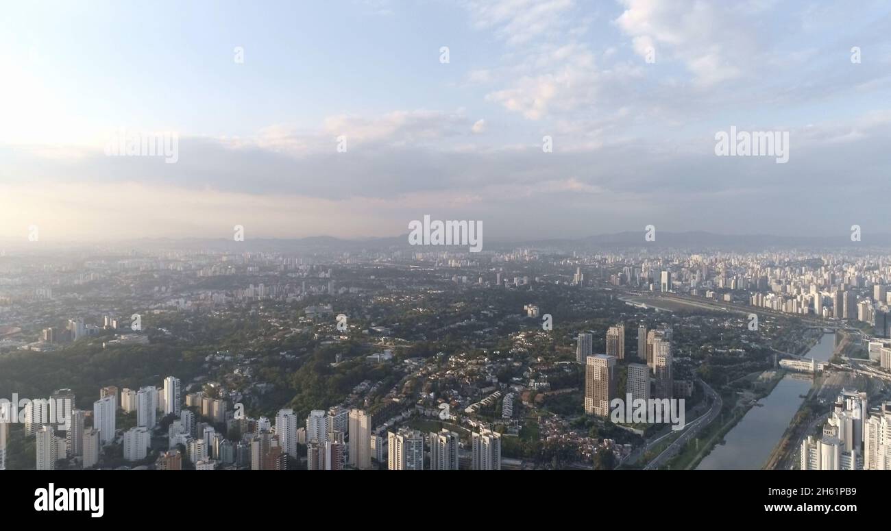 Aerial view of the city of Sao Paulo, Brazil Stock Photo - Alamy