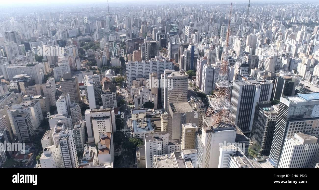 Aerial view of the city of Sao Paulo, Brazil Stock Photo - Alamy