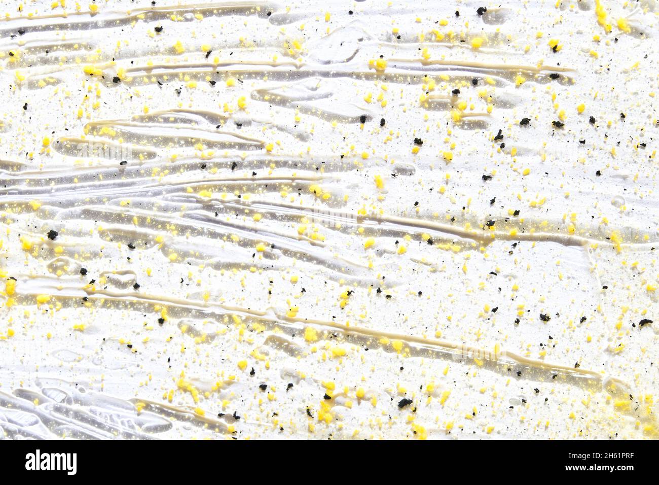 Face scrub texture. Cream skincare cosmetic. Organic stroke Stock Photo ...