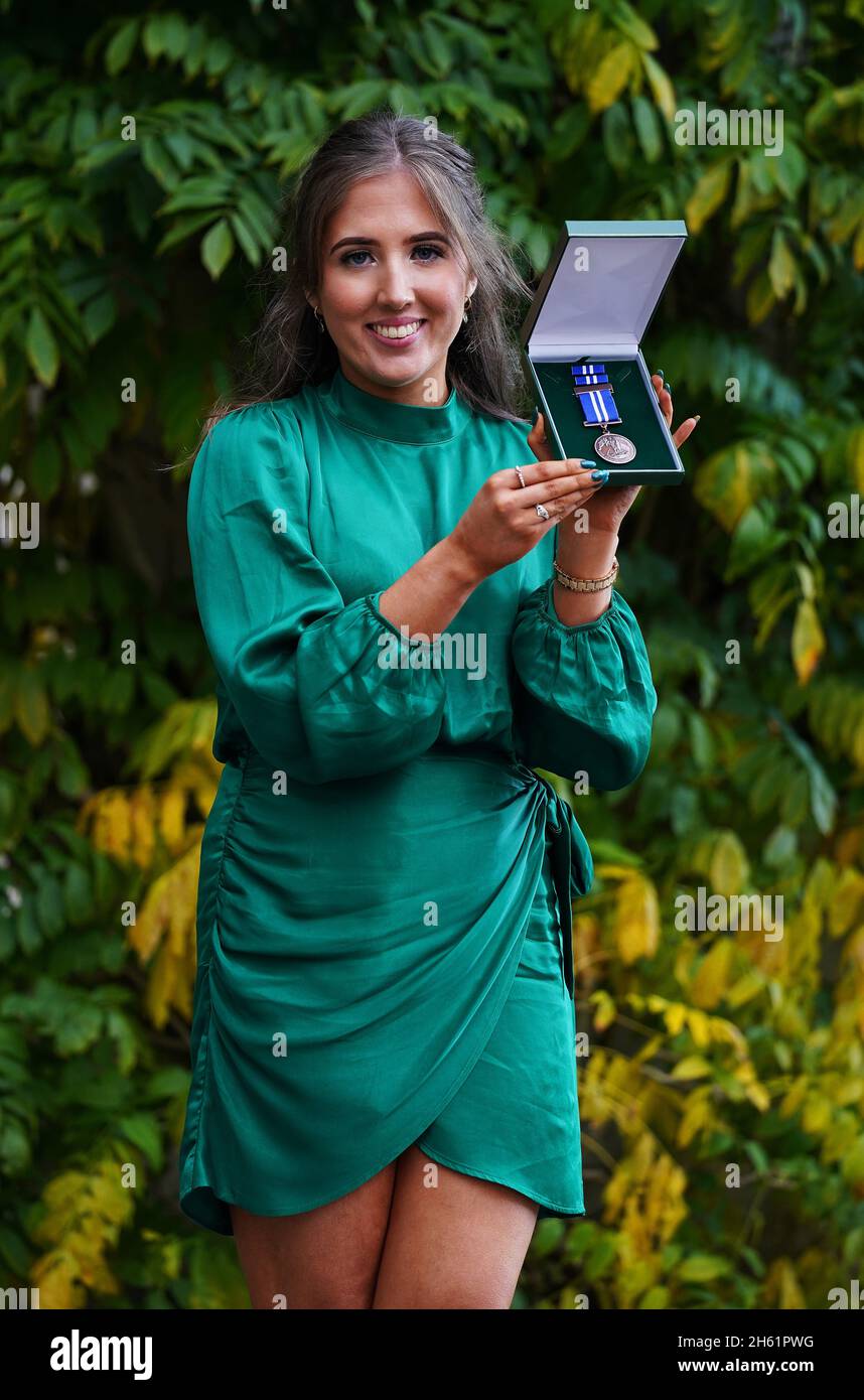 Jane Friel, from Donegal, who was awarded a Bronze Medal and a ...