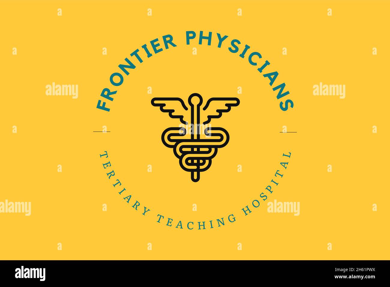 Teaching Hospital Logo Stock Vector Image & Art - Alamy