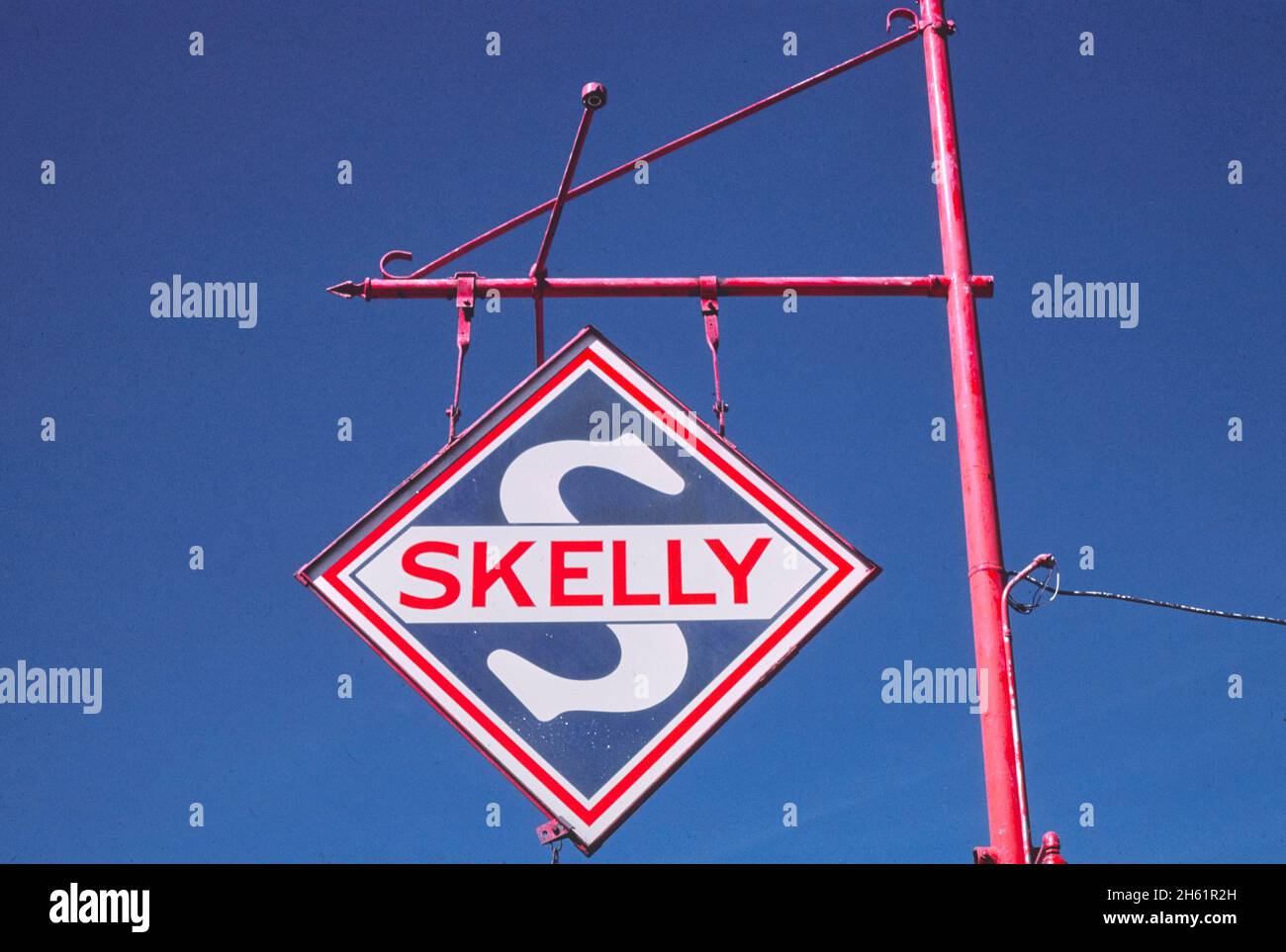 Skelly Gas sign, Florence, Colorado; ca. 1980 Stock Photo - Alamy