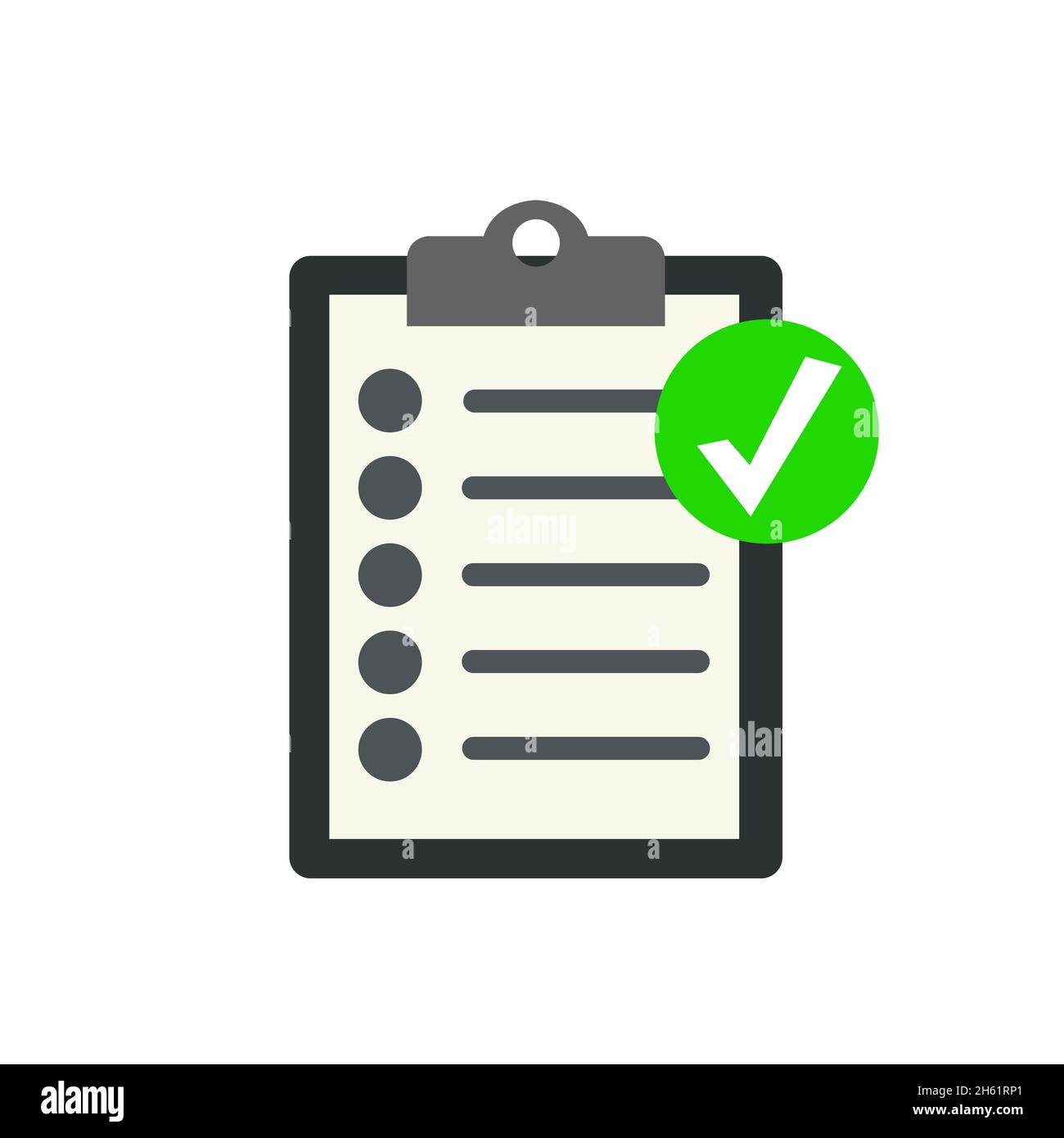 Check list in the notebook isolated on white Stock Photo - Alamy