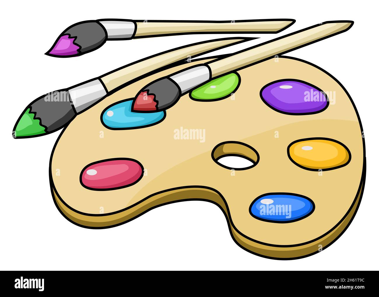 Paint Palette Object Show at Marilyn Rose blog