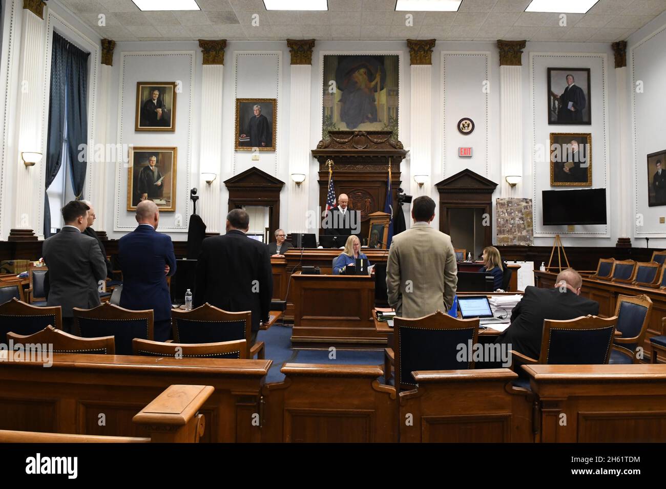 Kenosha, Wisconsin, USA. 12th Nov, 2021. Circuit Court JUDGE BRUCE E ...