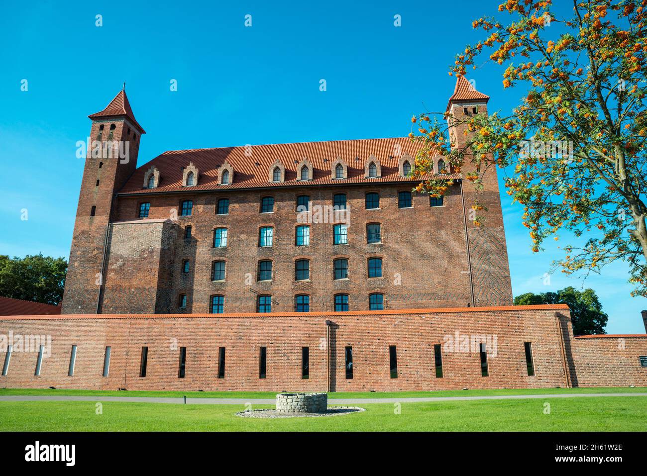 Teutonic castle (14th century) in Gniew, Poland Stock Photo - Alamy
