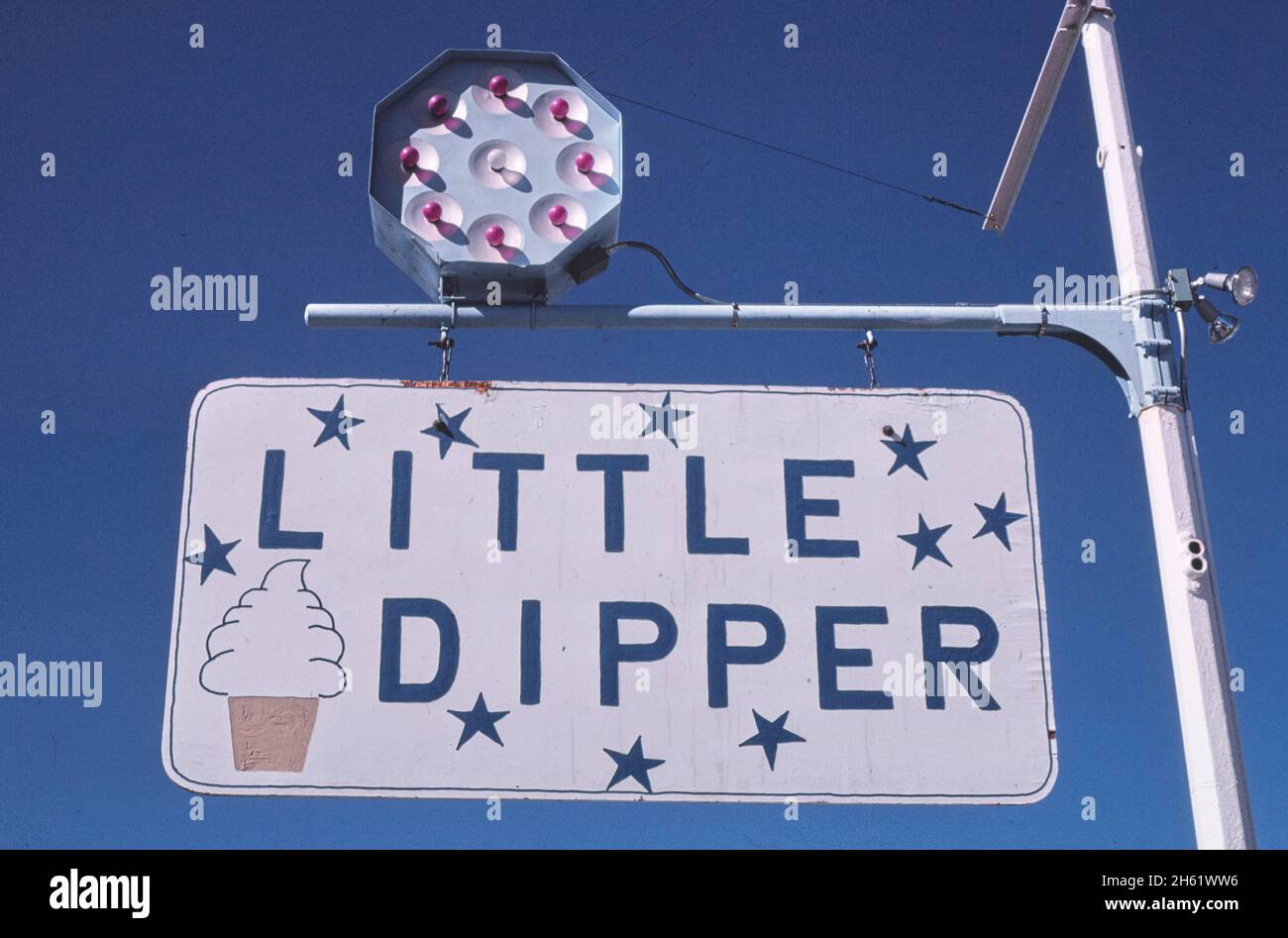 Little Dipper ice cream sign, Rt 40, Hot Sulpher Springs, Colorado; ca ...