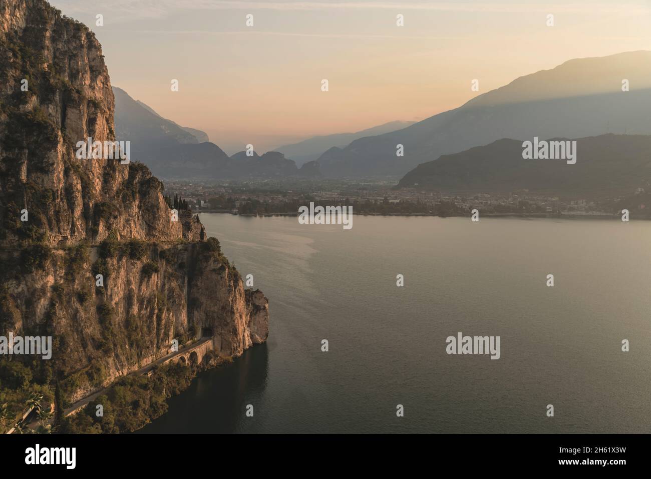 lake garda with a view of riva Stock Photo - Alamy