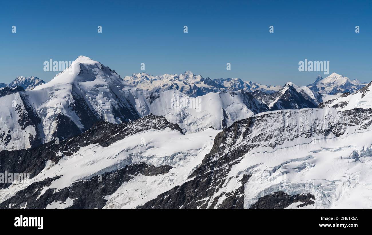 view over the bernese alps Stock Photo - Alamy