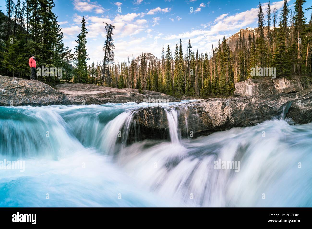 the natural bridge waterfalls Stock Photo - Alamy