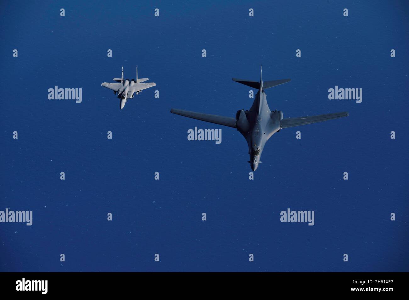 Red Sea, Israel. 11th Nov, 2021. A U.S. Air Force B1-B Lancer strategic ...
