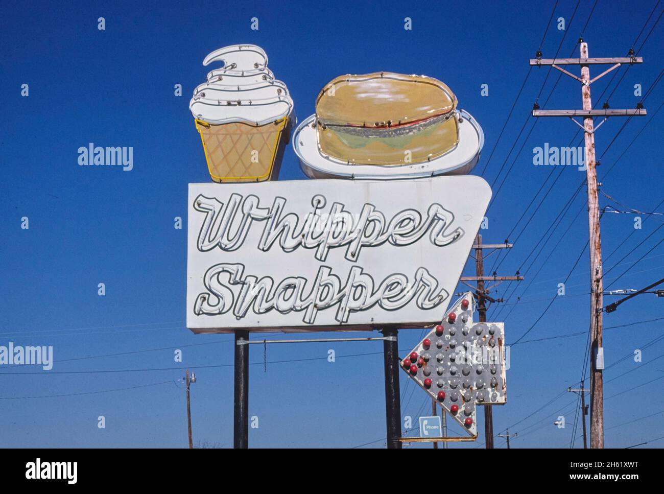 Whipper snapper ice cream sign hi-res stock photography and images - Alamy