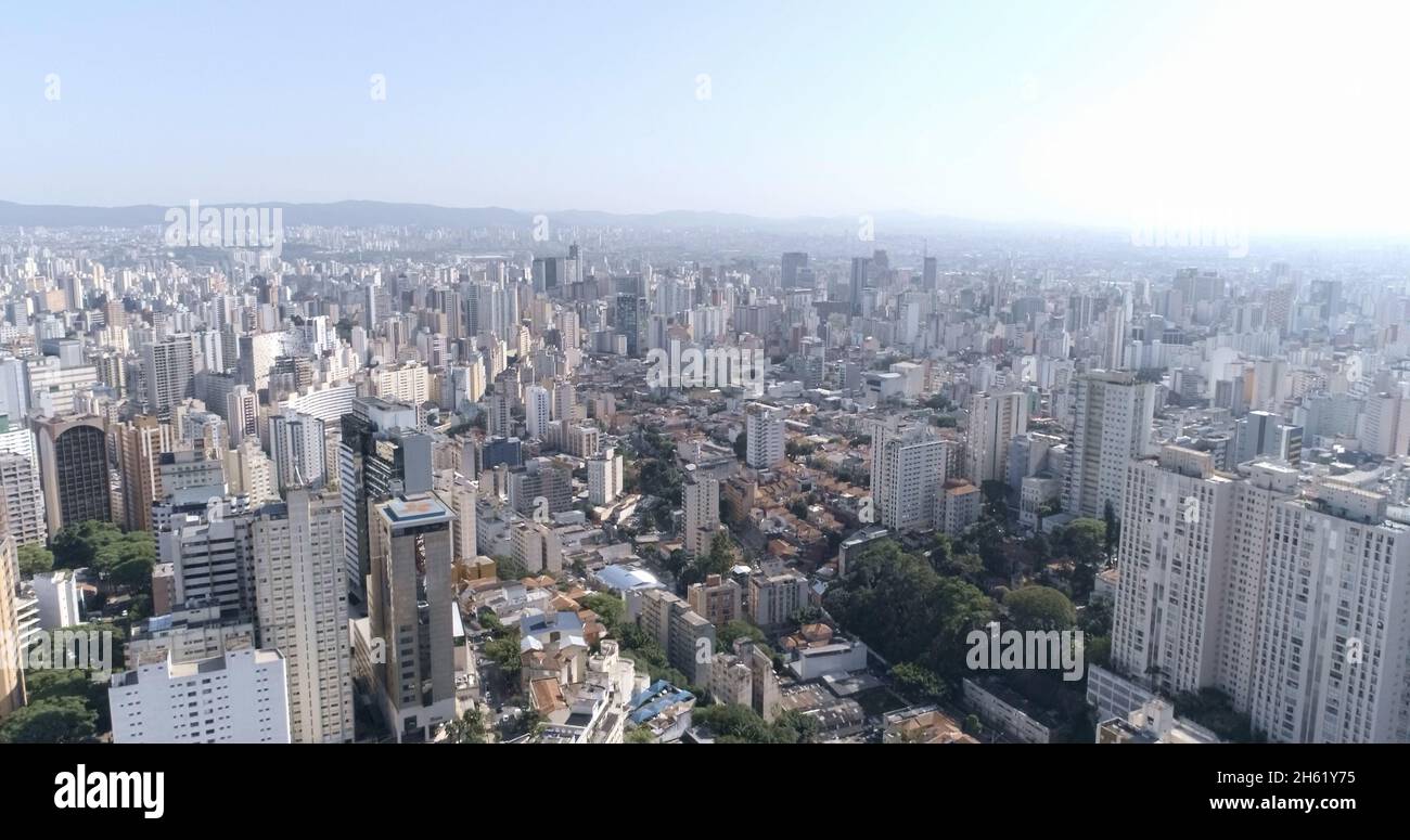 Aerial view of the city of Sao Paulo, Brazil Stock Photo - Alamy