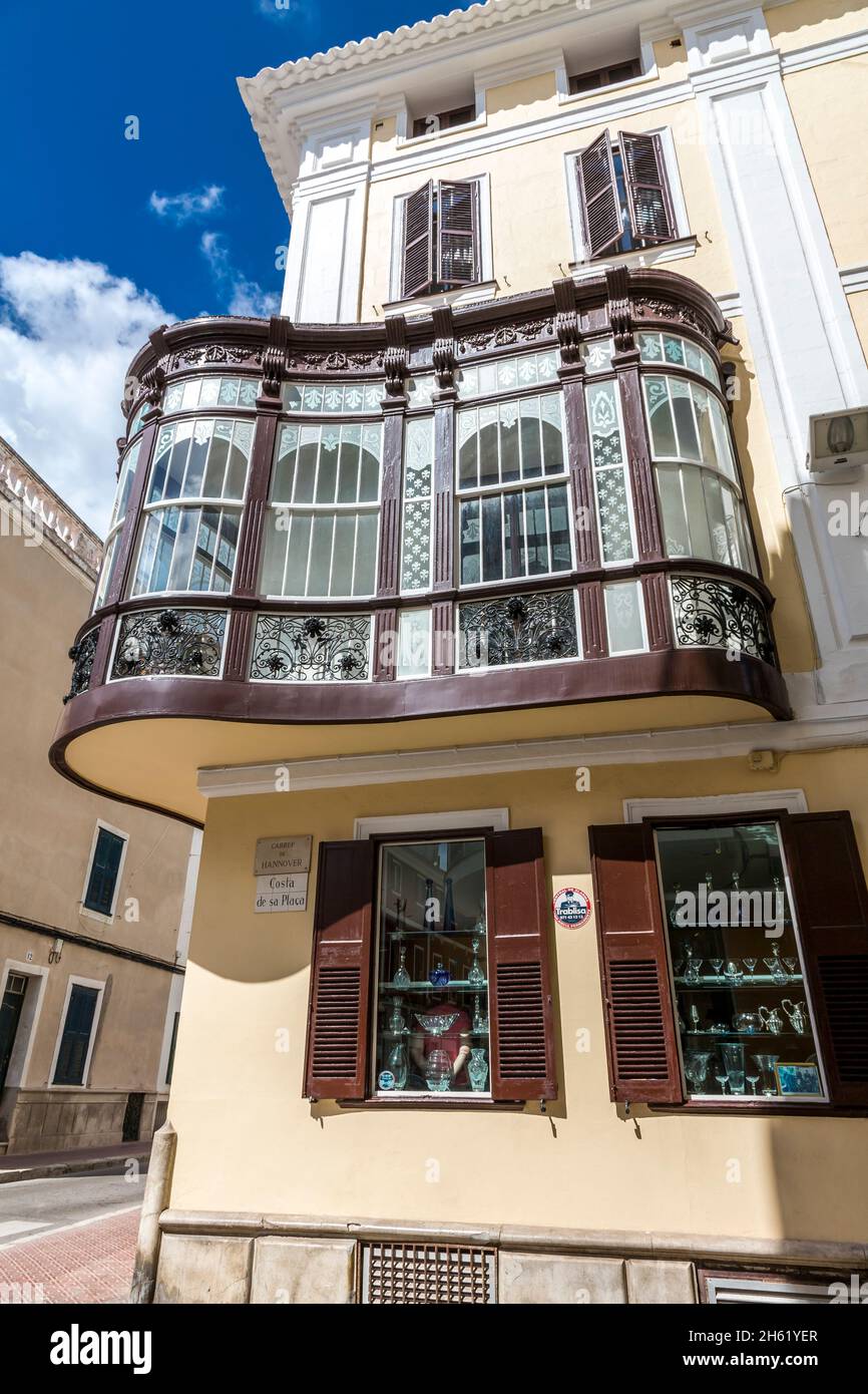casa moncada with typical curved bay window,boinder,on carrer hannover ...