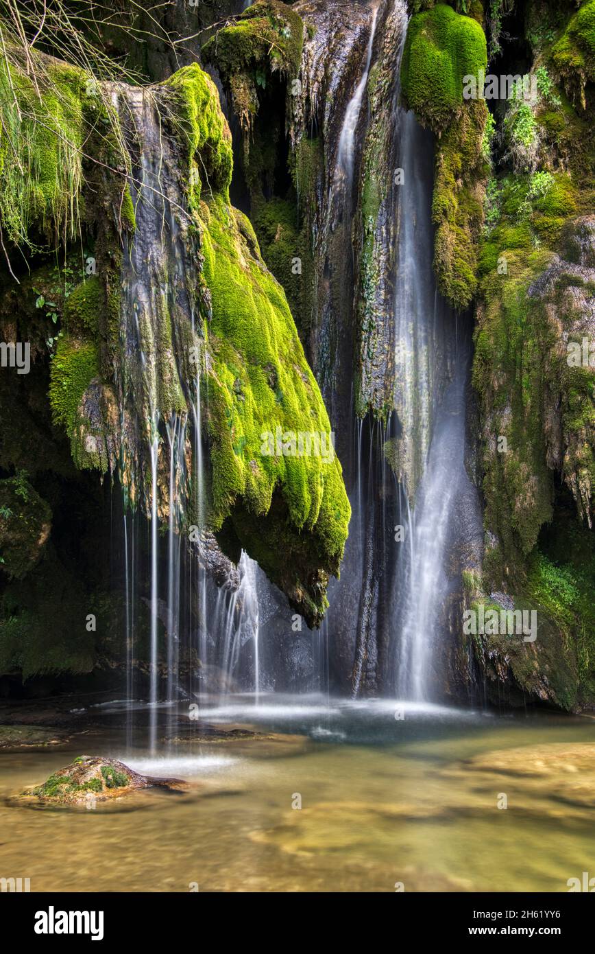 la reculée des planches,cascade des tufs,france Stock Photo - Alamy