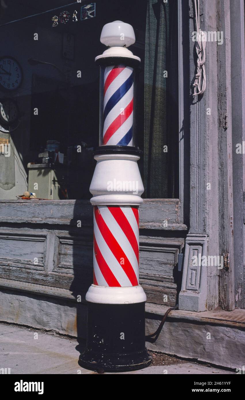 Archival barber pole hi-res stock photography and images - Alamy
